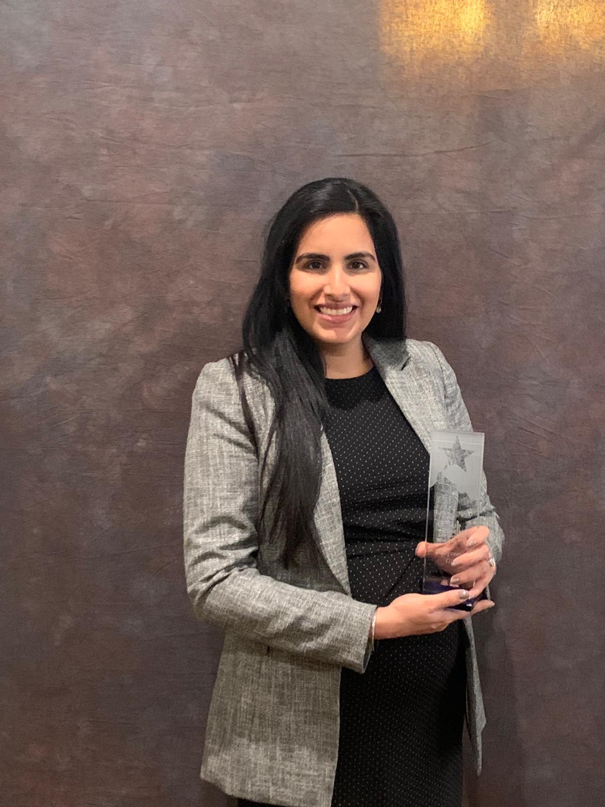 Manpreet Gill Formally Receives 2019 Up and Coming Lawyer Award - Seva ...